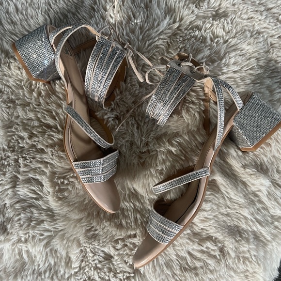 Gianni Bini | Shoes | Gianni Bini Rhinestone Embellished Gorgeous Block ...